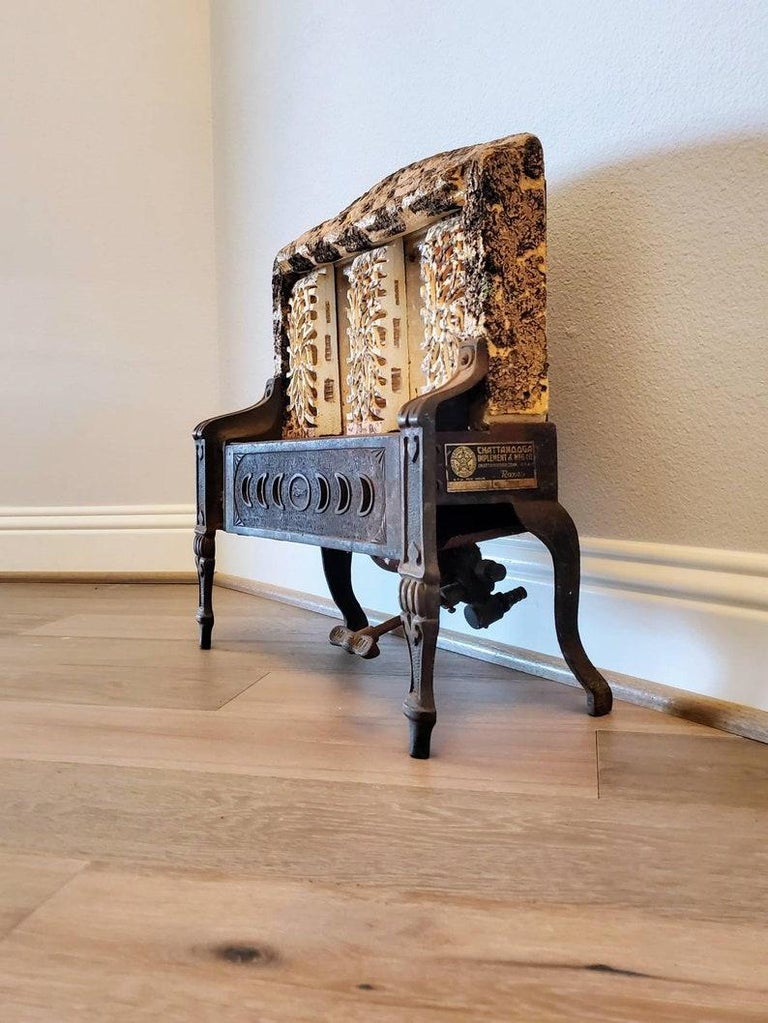 Art Deco Gas Fireplace Heater by Chattanooga Implement For Sale at 1stDibs