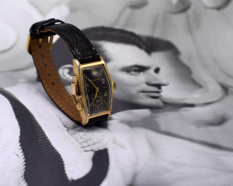 Art Deco Gents Skyscraper Wristwatch by Bulova, circa 1937 at 1stDibs