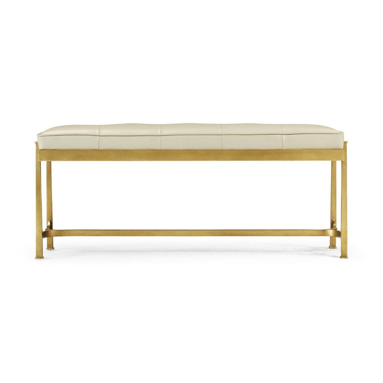 Art Deco Gilded Bench For Sale at 1stDibs