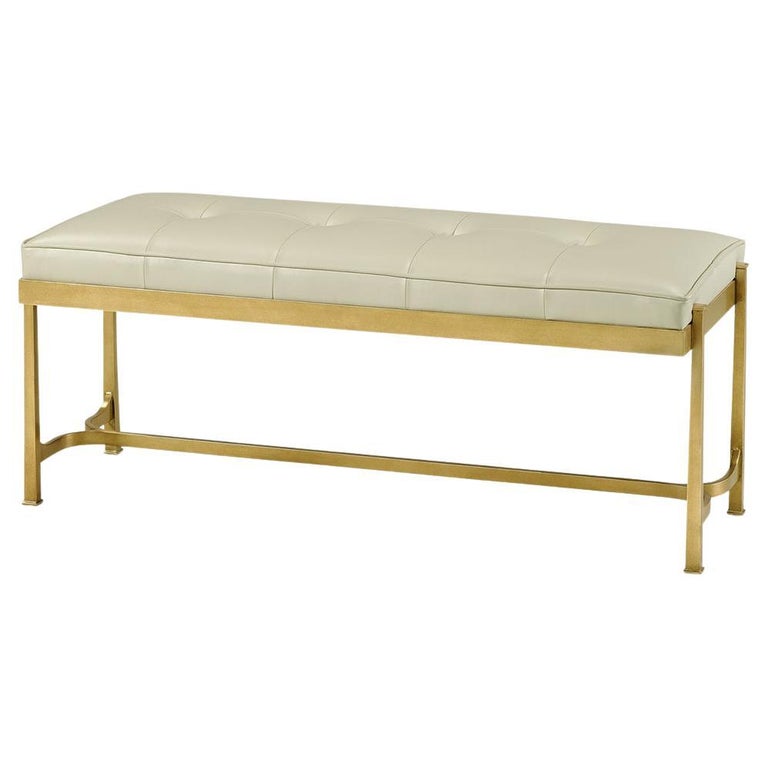 Art Deco Gilded Bench For Sale at 1stDibs