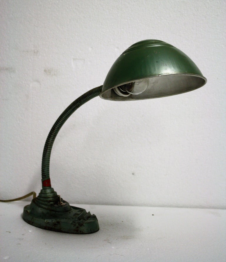 Art Deco Gooseneck Table Lamp by Erpe, 1930s, Belgium For Sale at 1stDibs