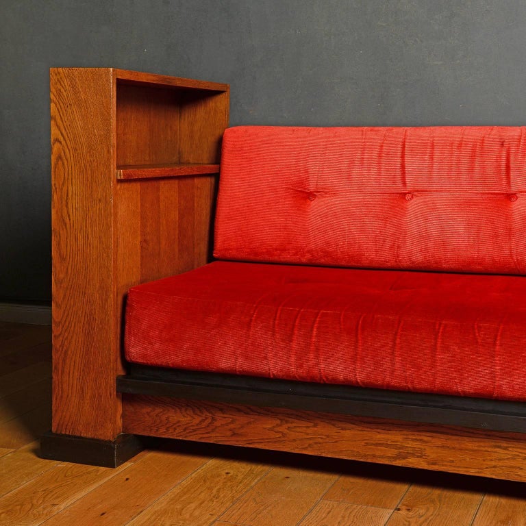 Art Deco Haagse School Cosy Corner or Sofa by Jan Brunott, circa 1920 ...
