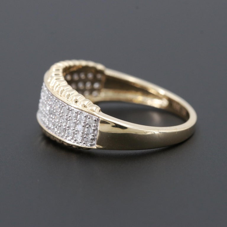 Customizable Art Deco Half Eternity Natural Diamonds Engagement Ring ...