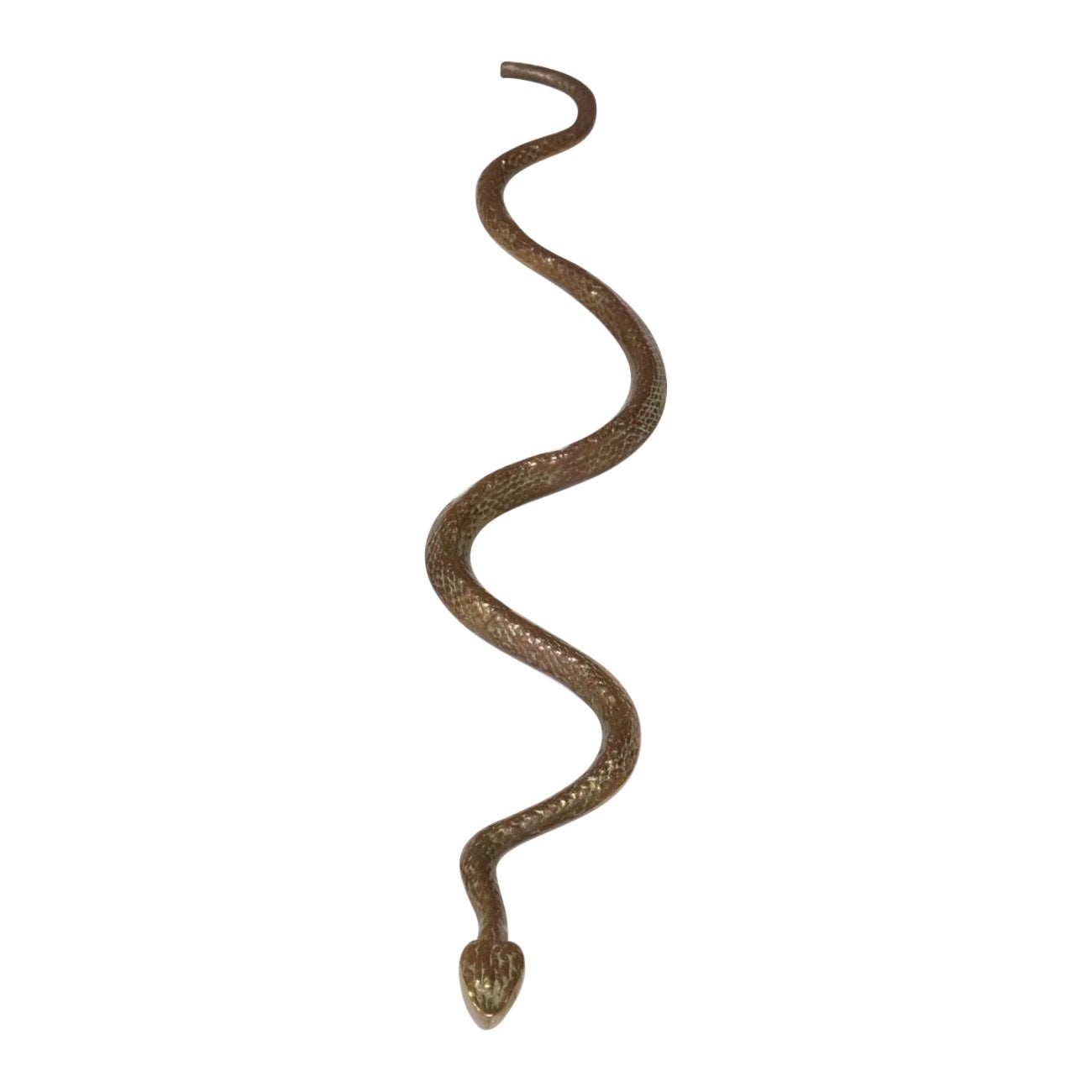snake sculpture on glazed volcanic stone-made in Italy-unique piece For ...