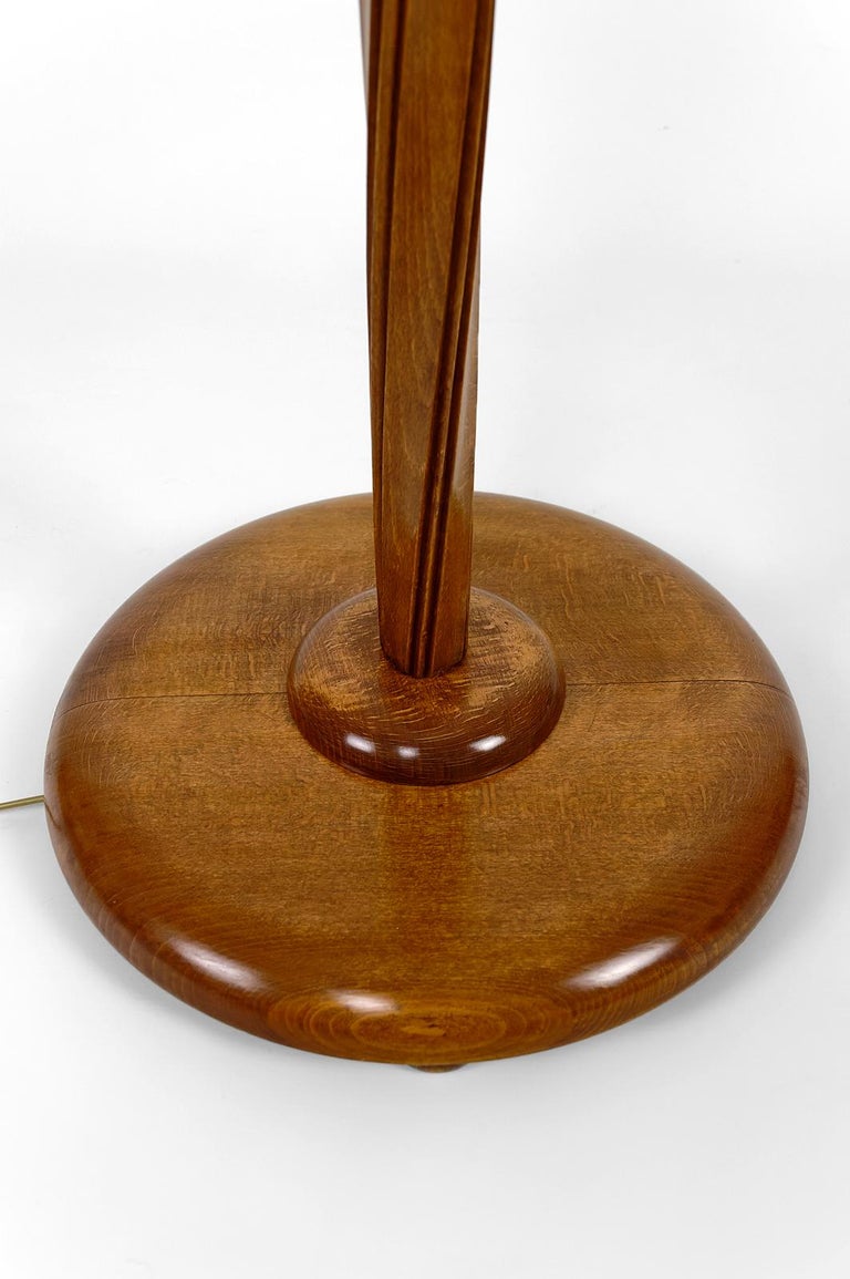 Art Deco Helical Floor Lamp with Opaline, France, circa 1930 For Sale ...