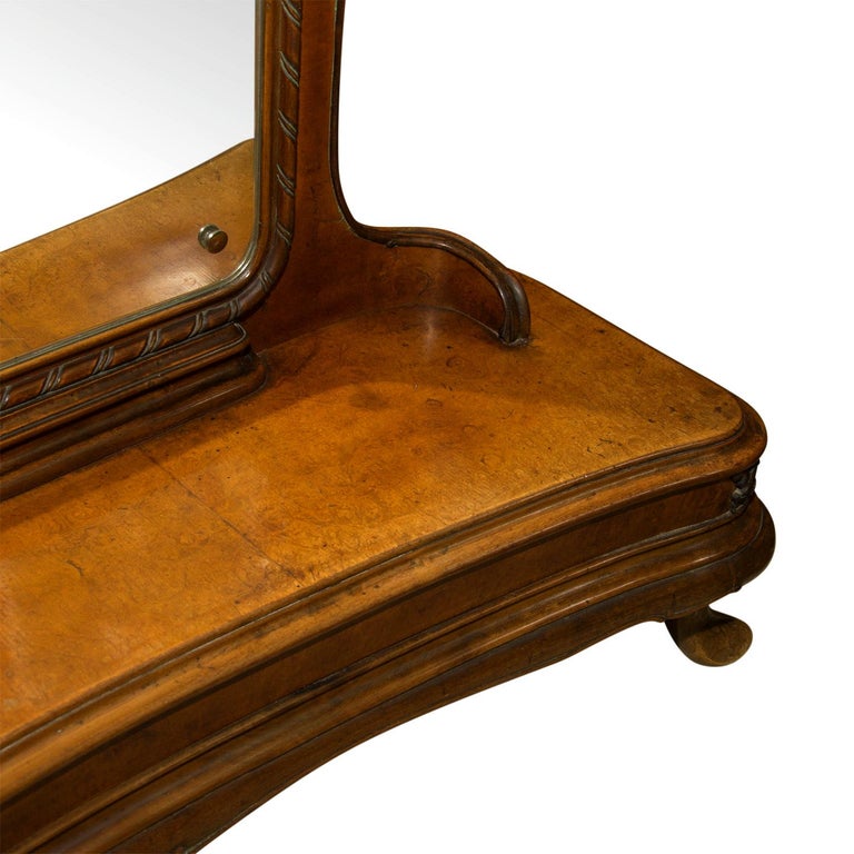 Art Deco Huge Mirror or Dressing Table, Bohemia, 1920s For Sale at 1stDibs