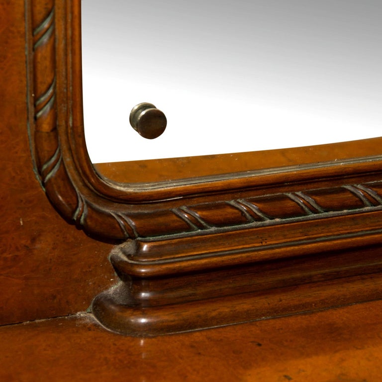 Art Deco Huge Mirror or Dressing Table, Bohemia, 1920s For Sale at 1stDibs
