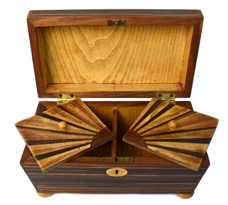 Art Deco Iconic 'Sunray' Box, England, Circa 1930 at 1stDibs | art deco ...
