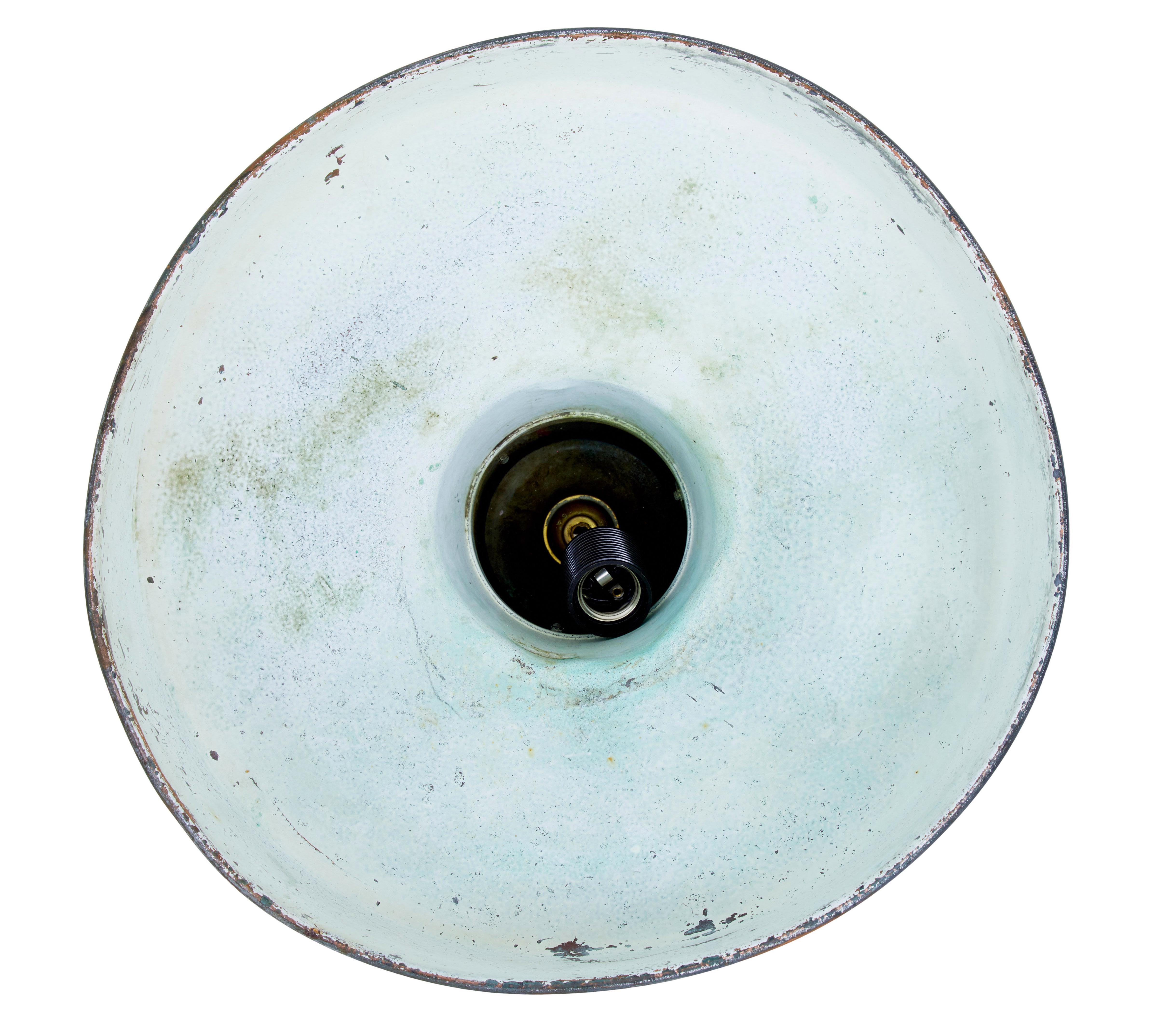 Art deco industrial copper ceiling light For Sale at 1stDibs