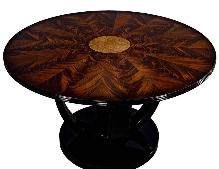 Art Deco Inspired Foyer Center Table by Carrocel at 1stDibs