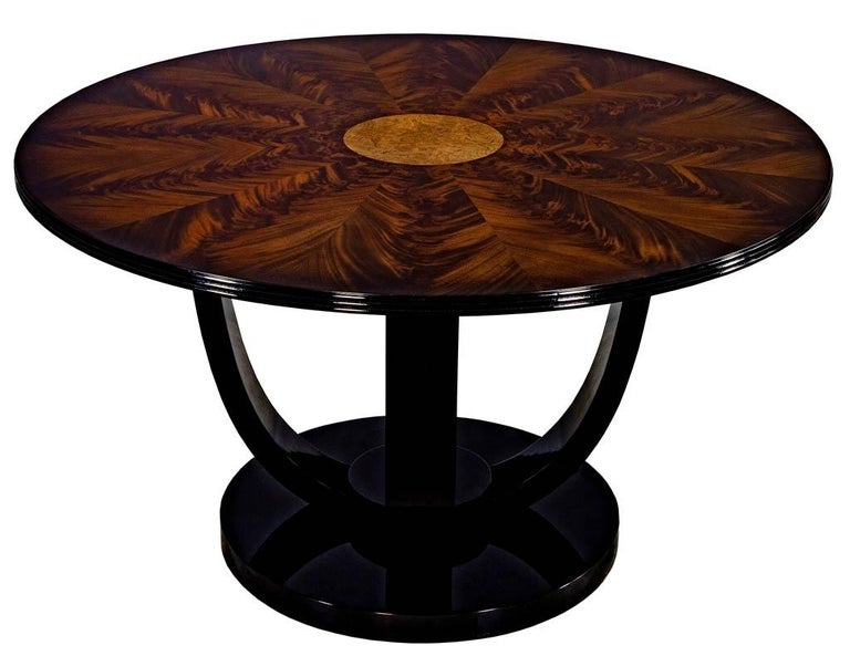 Art Deco Inspired Foyer Center Table by Carrocel at 1stDibs