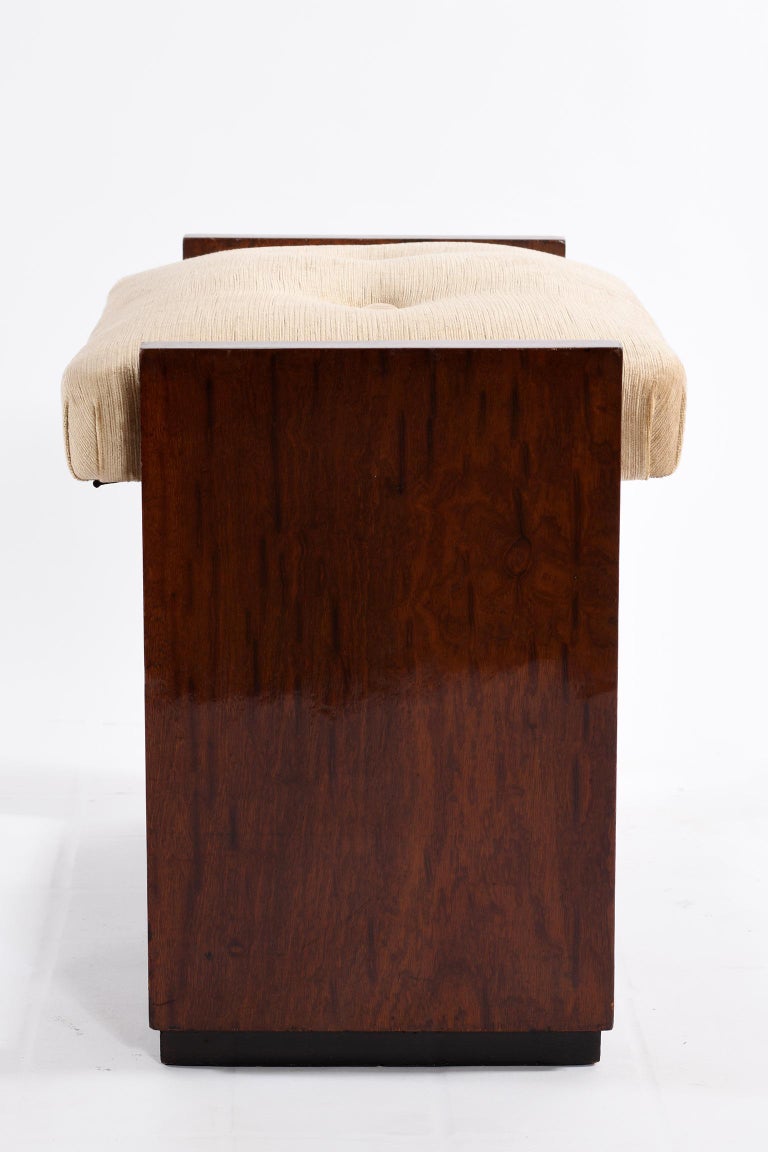 Art Deco Italian Pair of U-Shaped Stools Newly Covered with Velvet ...