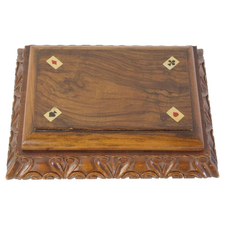 Art Deco Italian Playing Card Box For Sale at 1stDibs | art deco card box