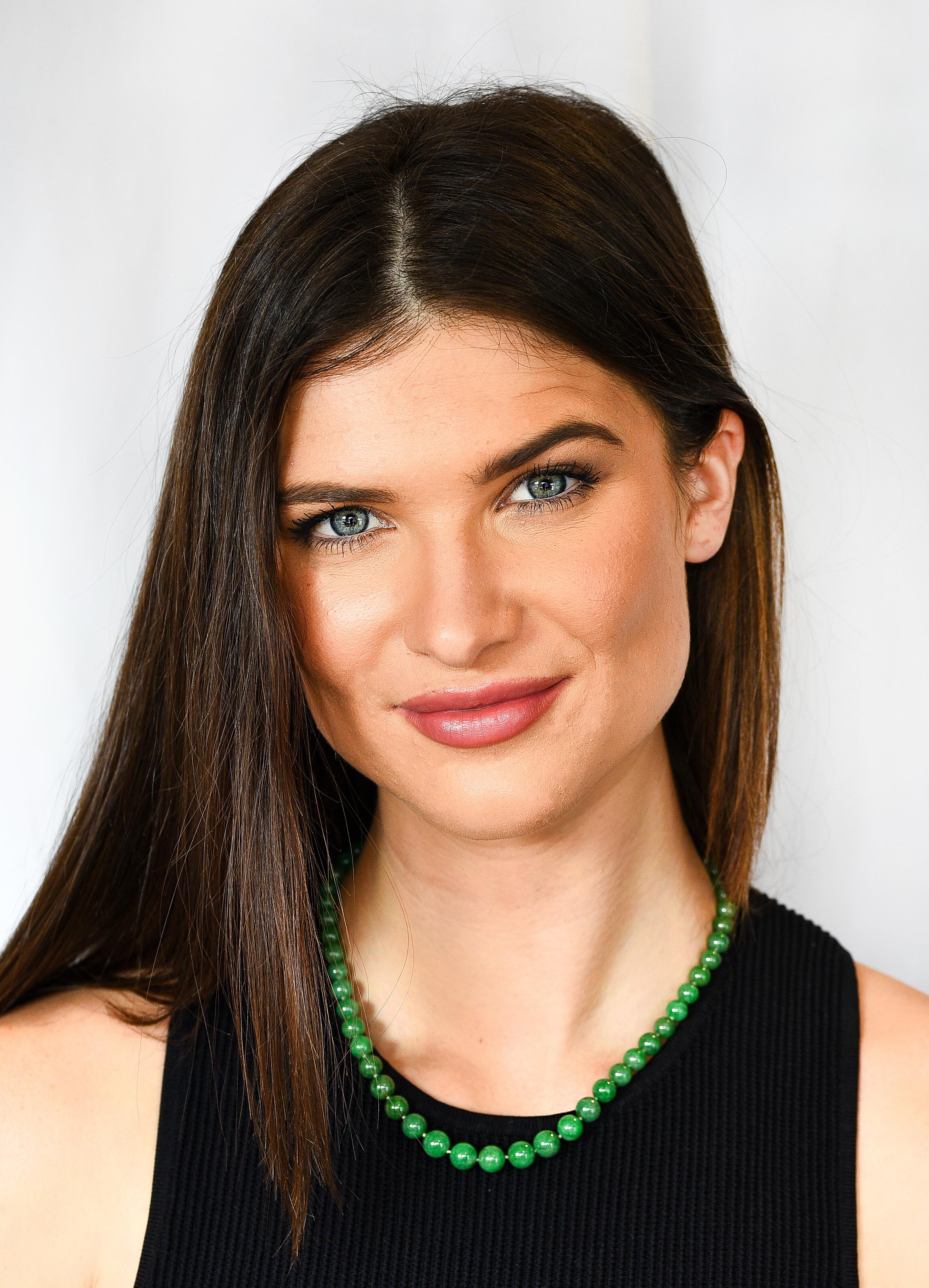 Art Deco Jadeite Jade Diamond Platinum Beaded Vintage Strand Necklace ...