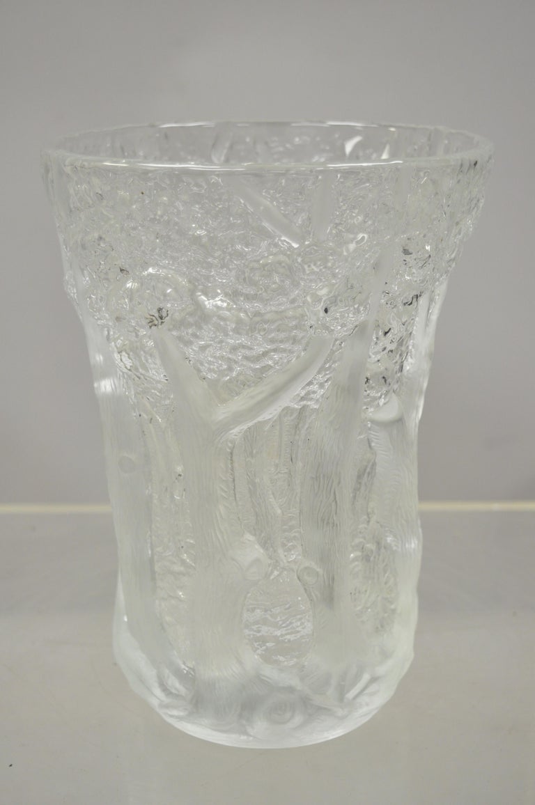 Art Deco Josef Inwald Dans La Foret Forest Trees Barolac Art Glass Vase ...