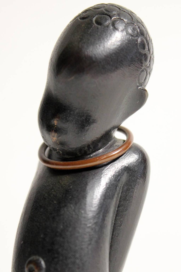 Art Deco Karl Hagenauer Vienna Austria Bronze African Child Figurine ...