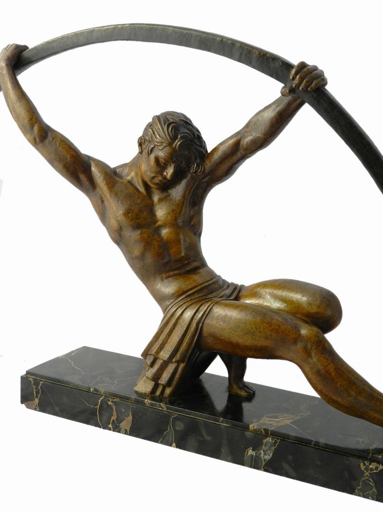 Art Deco L'age Du Bronze Signed D H Chiparus Large-Size Sculpture ...