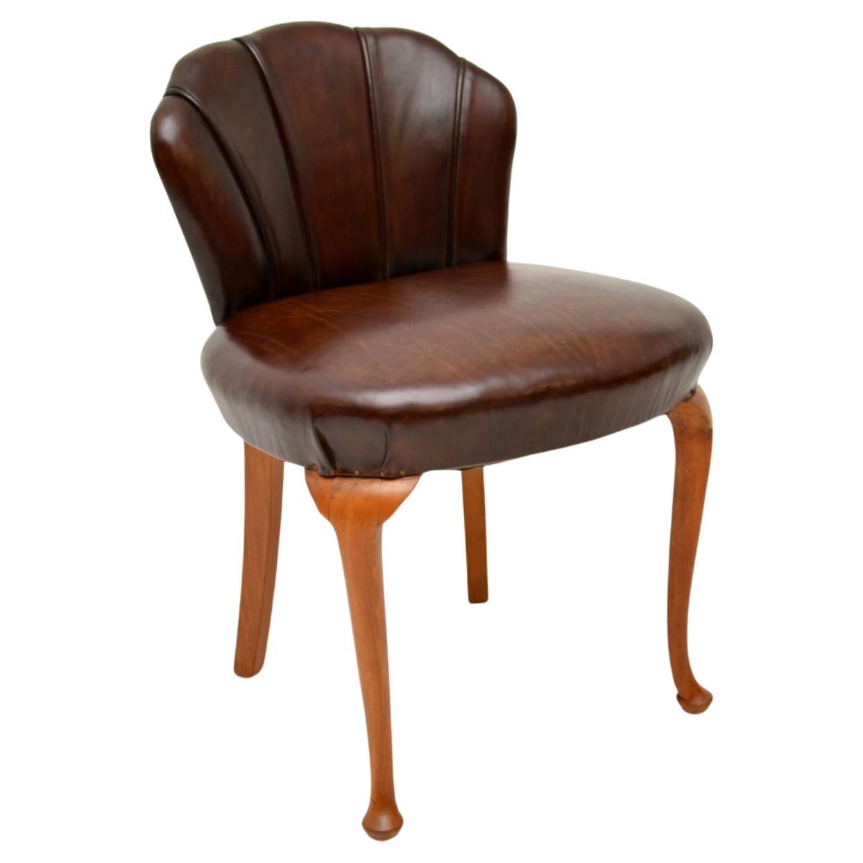 Art Deco Scallop Chair - 35 For Sale on 1stDibs