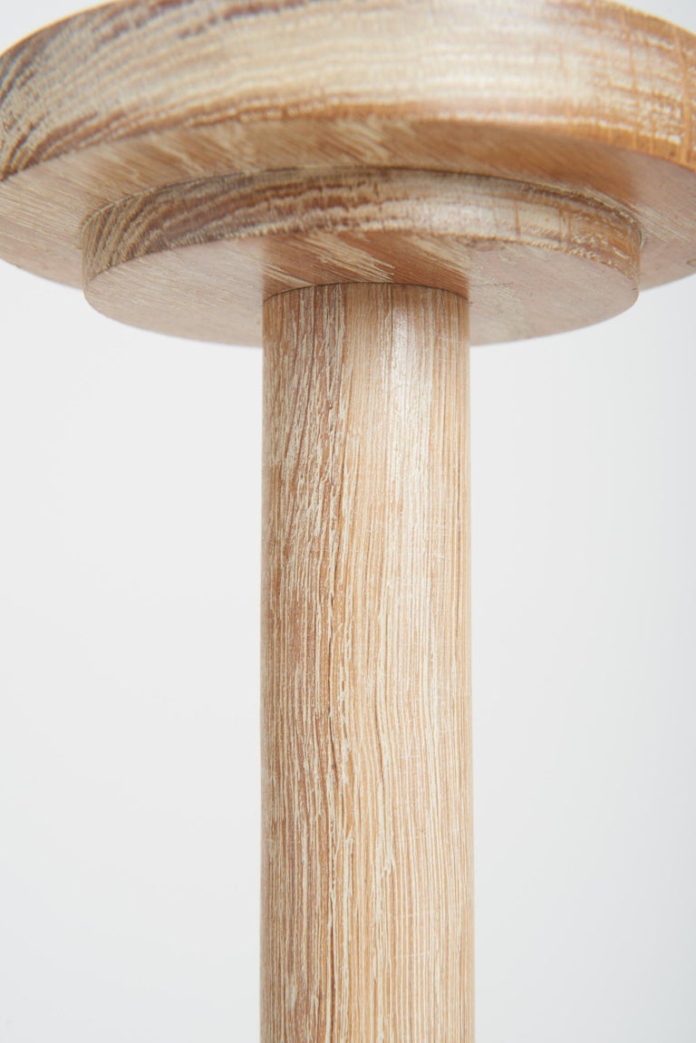 Art Deco Limed Oak Ceiling Light at 1stDibs