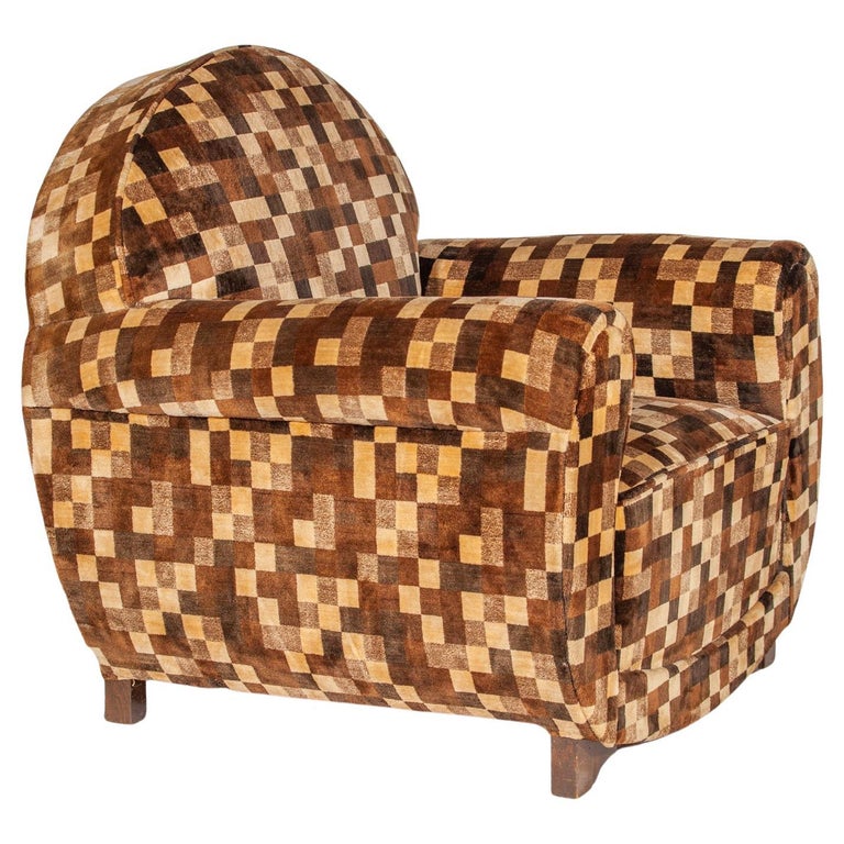 Art Deco Lounge Chair For Sale at 1stDibs