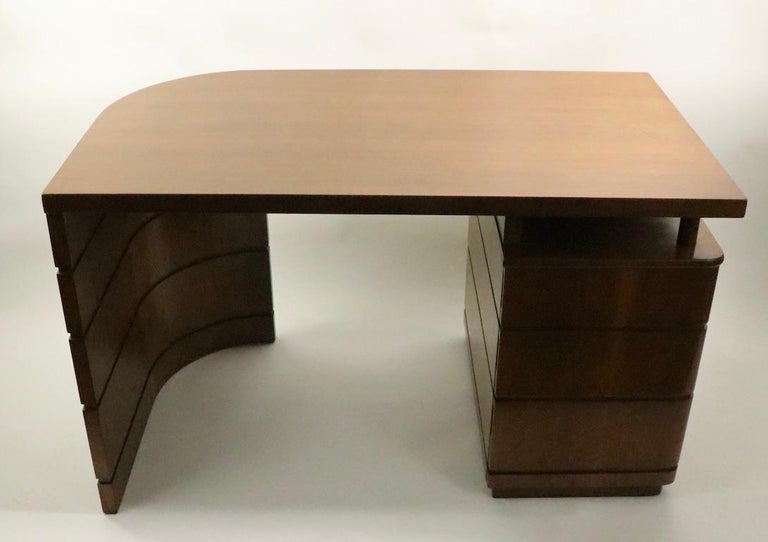 Art Deco Machine Age Desk by Donald Deskey at 1stDibs