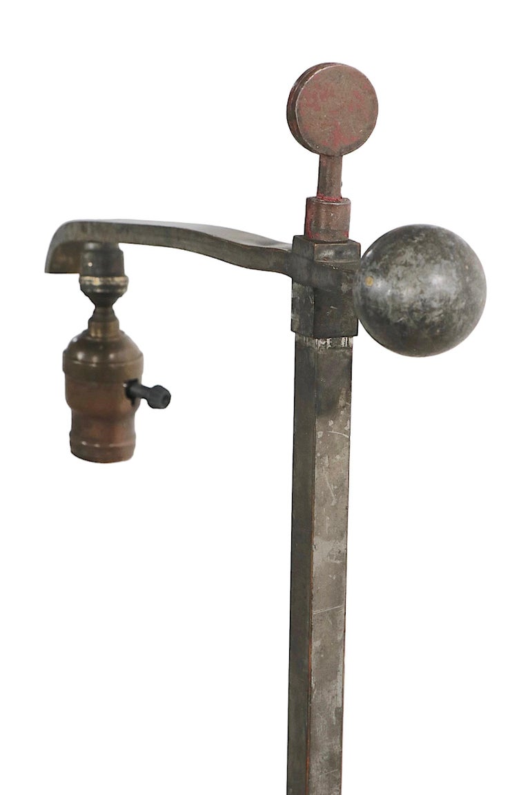 Art Deco Machine Age Floor Lamp by Donald Deskey for Deskey Vollmer Inc ...