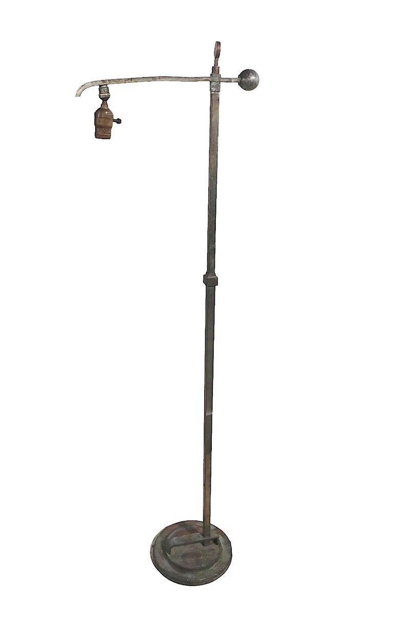 Art Deco Machine Age Floor Lamp by Donald Deskey for Deskey Vollmer Inc ...