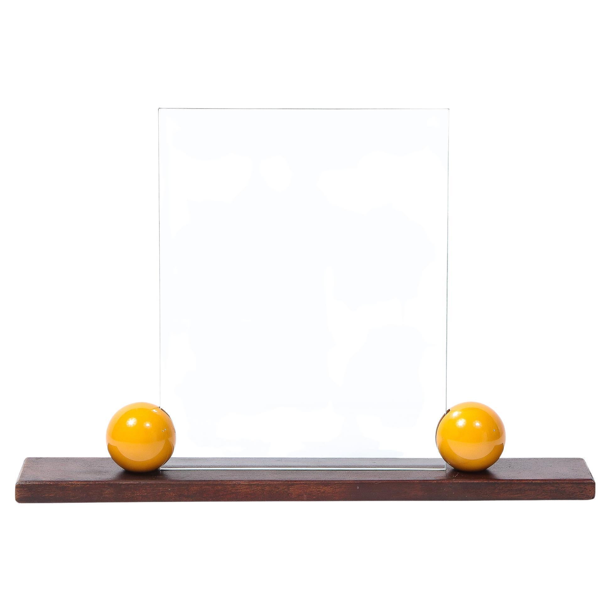 Swiss Made Machined Brass Desk Dresser Top Tri-Fold Picture Frames at ...