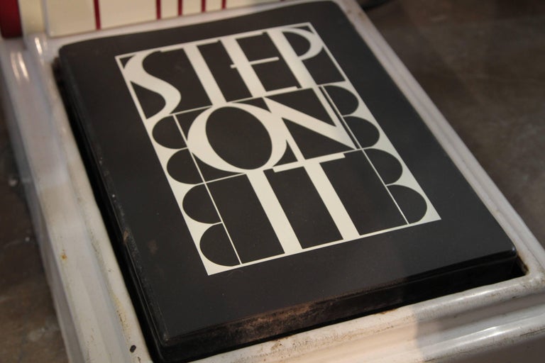 Art Deco Machine Age Joseph Sinel "Step On It" Coin-Operated Skyscraper ...