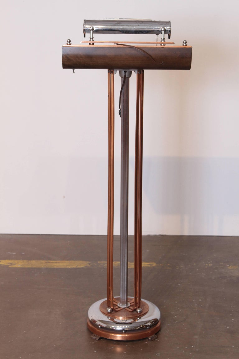 Art Deco Machine Age Lighted Registry Stand, Podium, Register, Mixed ...