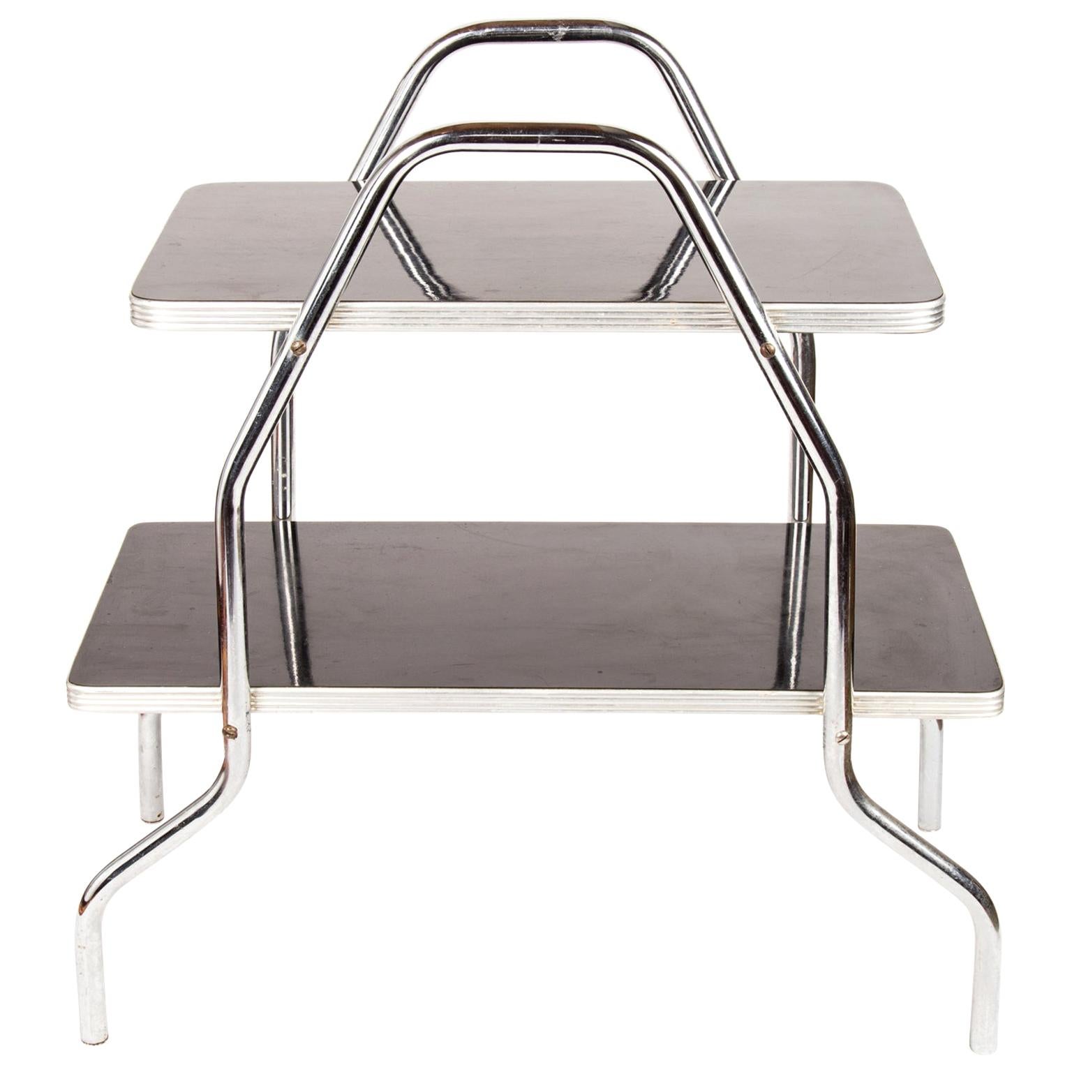 Original Wolfgang Hoffmann for Howell Chromed Steel Machine Age ...