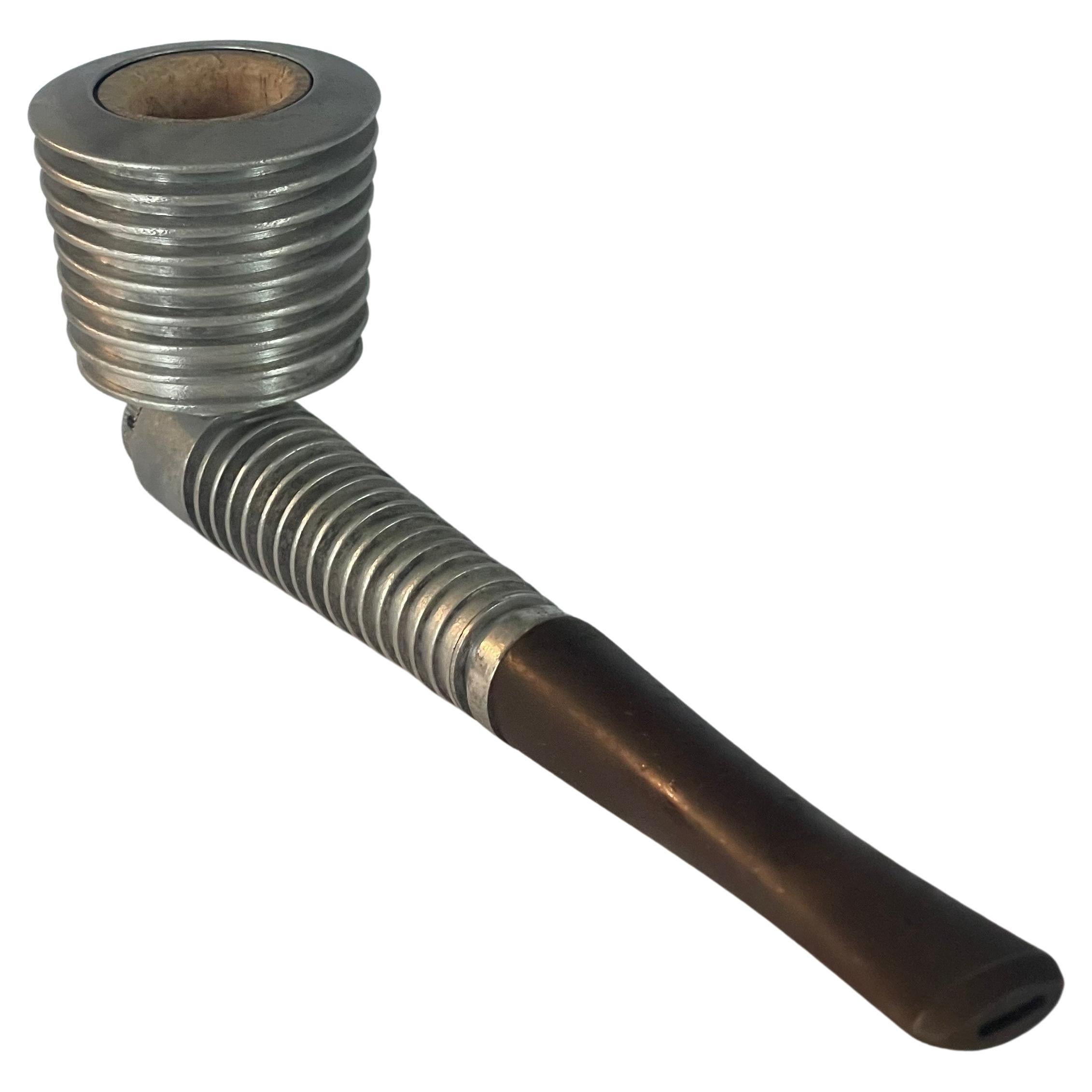 Art Deco Machine Age Tobacco Pipe by Mellow Pure at 1stDibs | art deco pipe