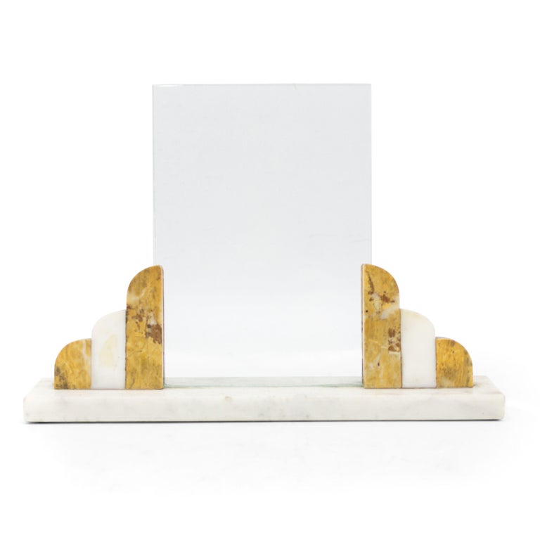 Art Deco Marble Picture Frame For Sale at 1stDibs