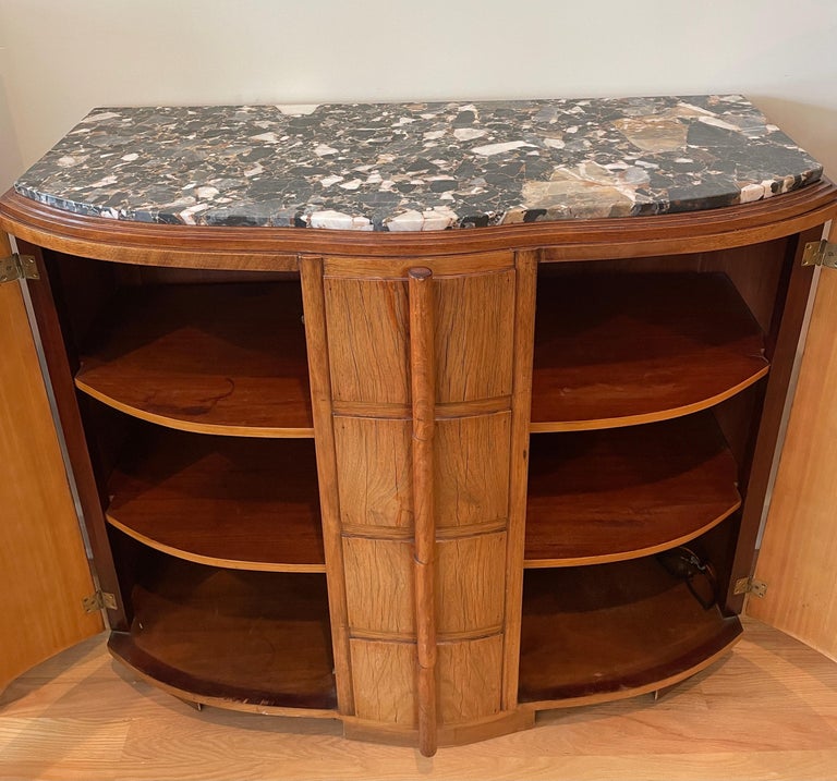 Art Deco Marble Top Buffet at 1stDibs