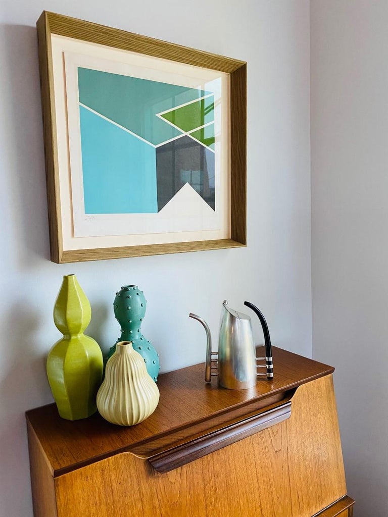 Art Deco Memphis Style Vintage 1980s Chrome and Stainless Steel Coffee ...