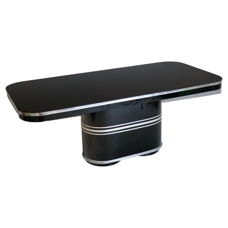 art deco metal dining table by Mauser Waldeck Germany - 1950s For Sale ...