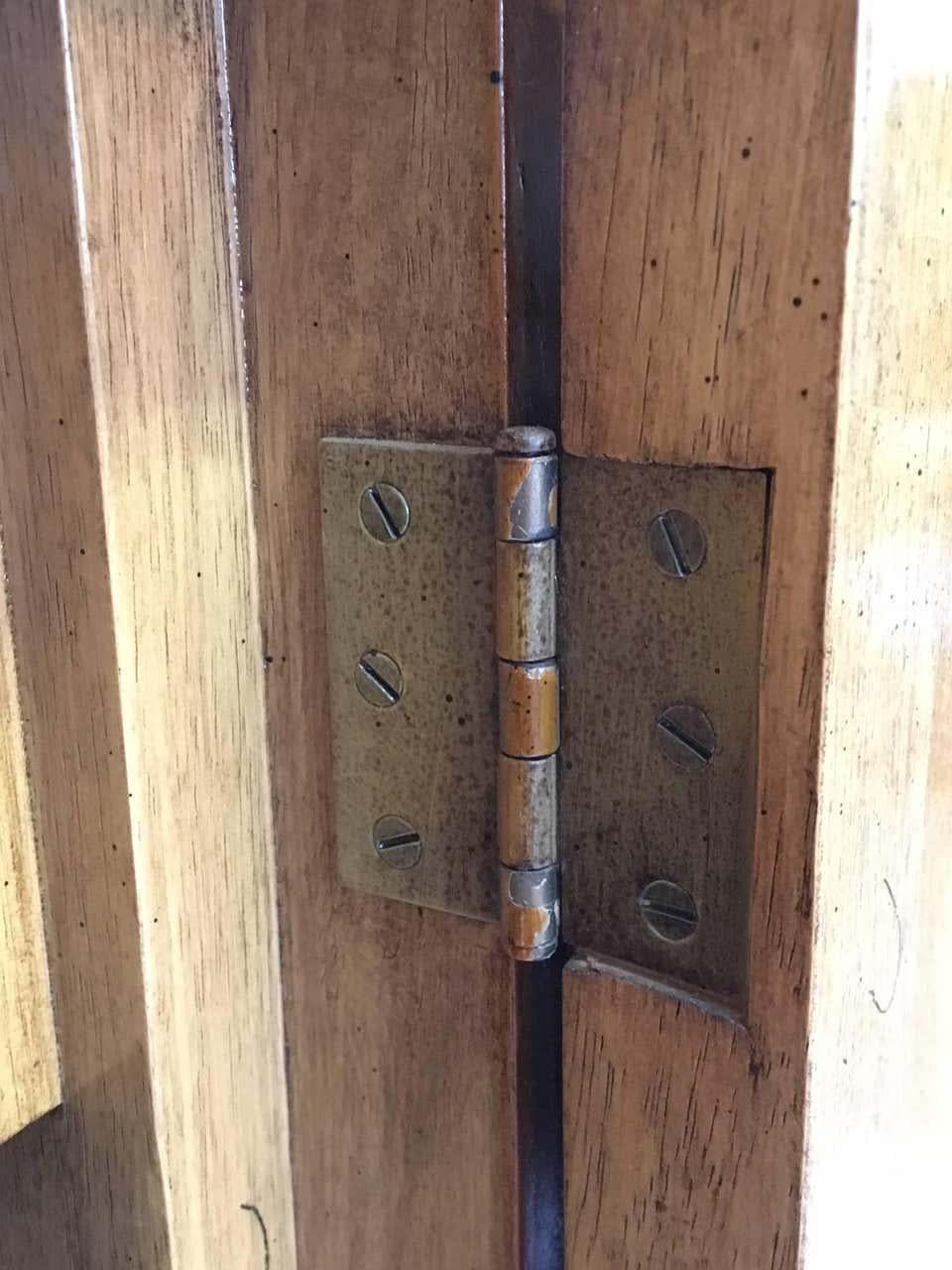 Art Deco Mid Century Wood Carved Display China Cabinet For Sale at 1stDibs