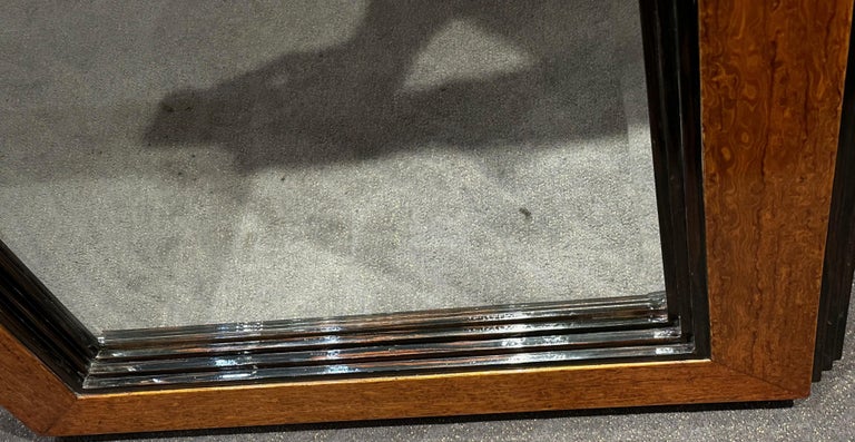 Art Deco Mirror Two-tone Custom Made For Sale at 1stDibs