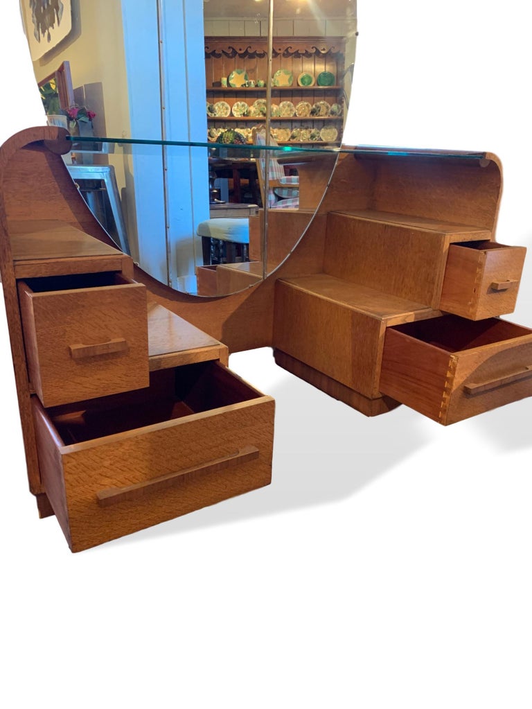 Art Deco Mirrored Vanity with Drawers by English Company EG Furniture ...