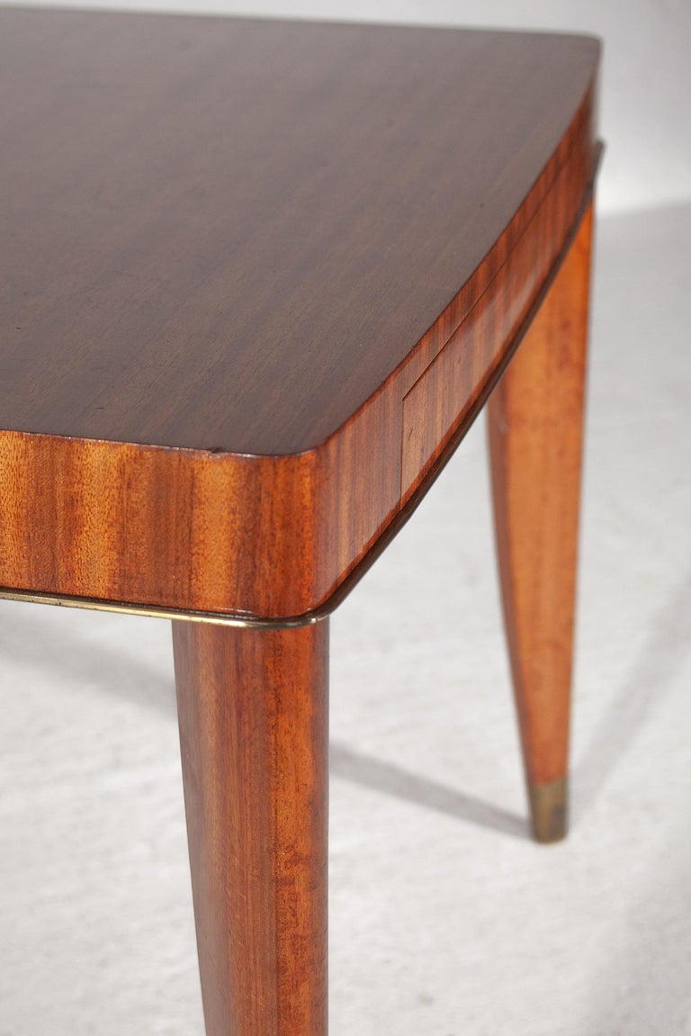 Art Deco Model "Voltaire" Extandeble Dining-Table Designed by the Coene ...