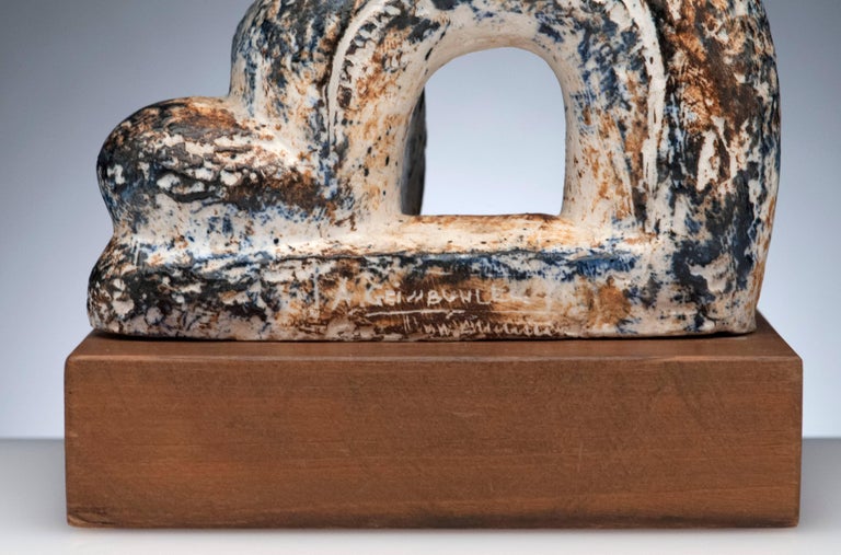 Art Deco Modern Abstract Figurative Ceramic Sculpture by Arnold ...