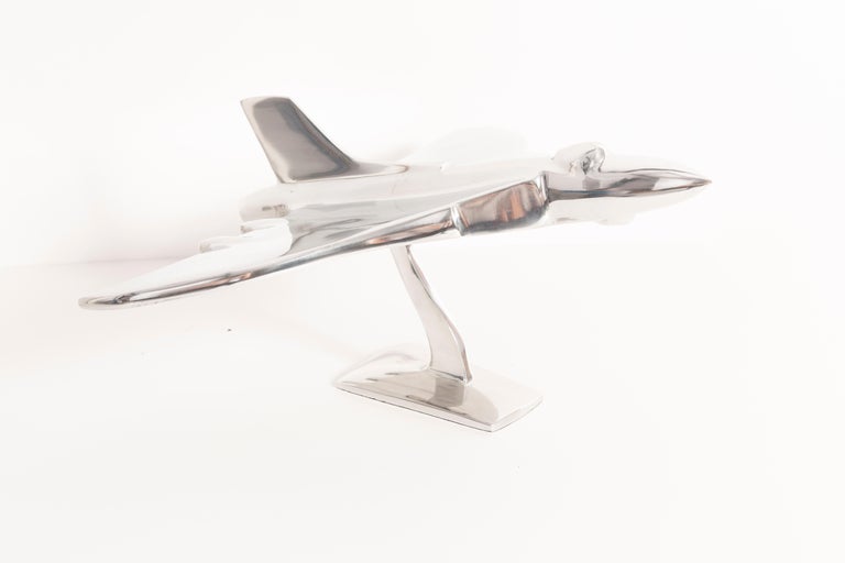 Art Deco, Modern Art, Airplane Metal Sculpture, Europe, 1960s For Sale ...