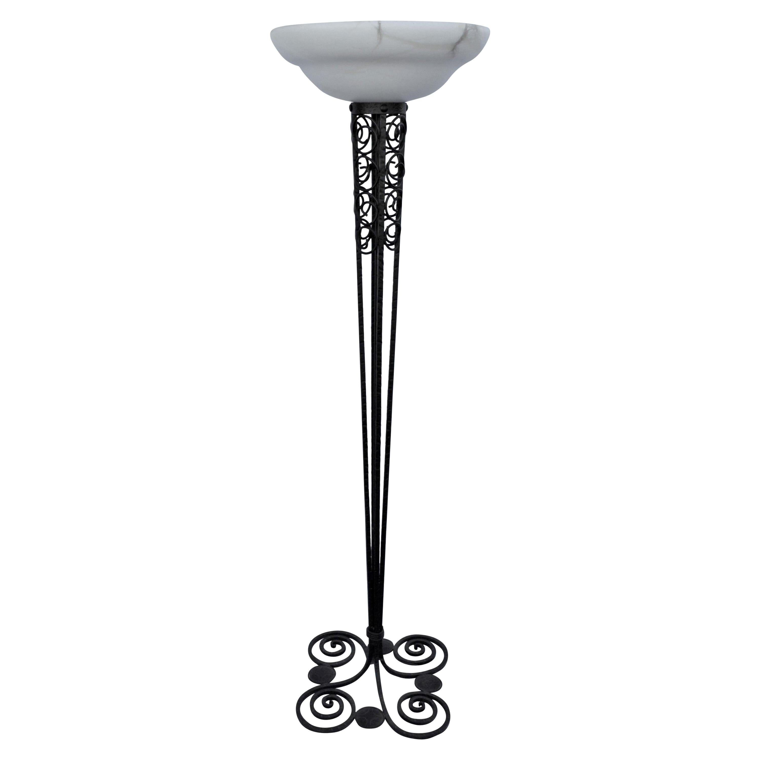 Hand Forged Italian Floor Lamp at 1stDibs