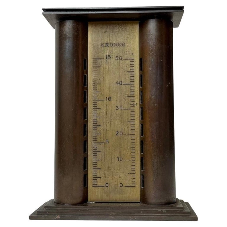 Art Deco Money Bank and Thermometer by Danish Architect Carl Einar ...