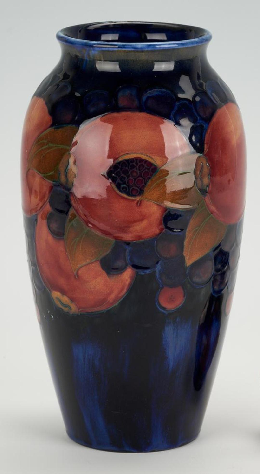 Art Deco MOORCROFT Art Pottery POMEGRANATE pattern baluster vase For ...