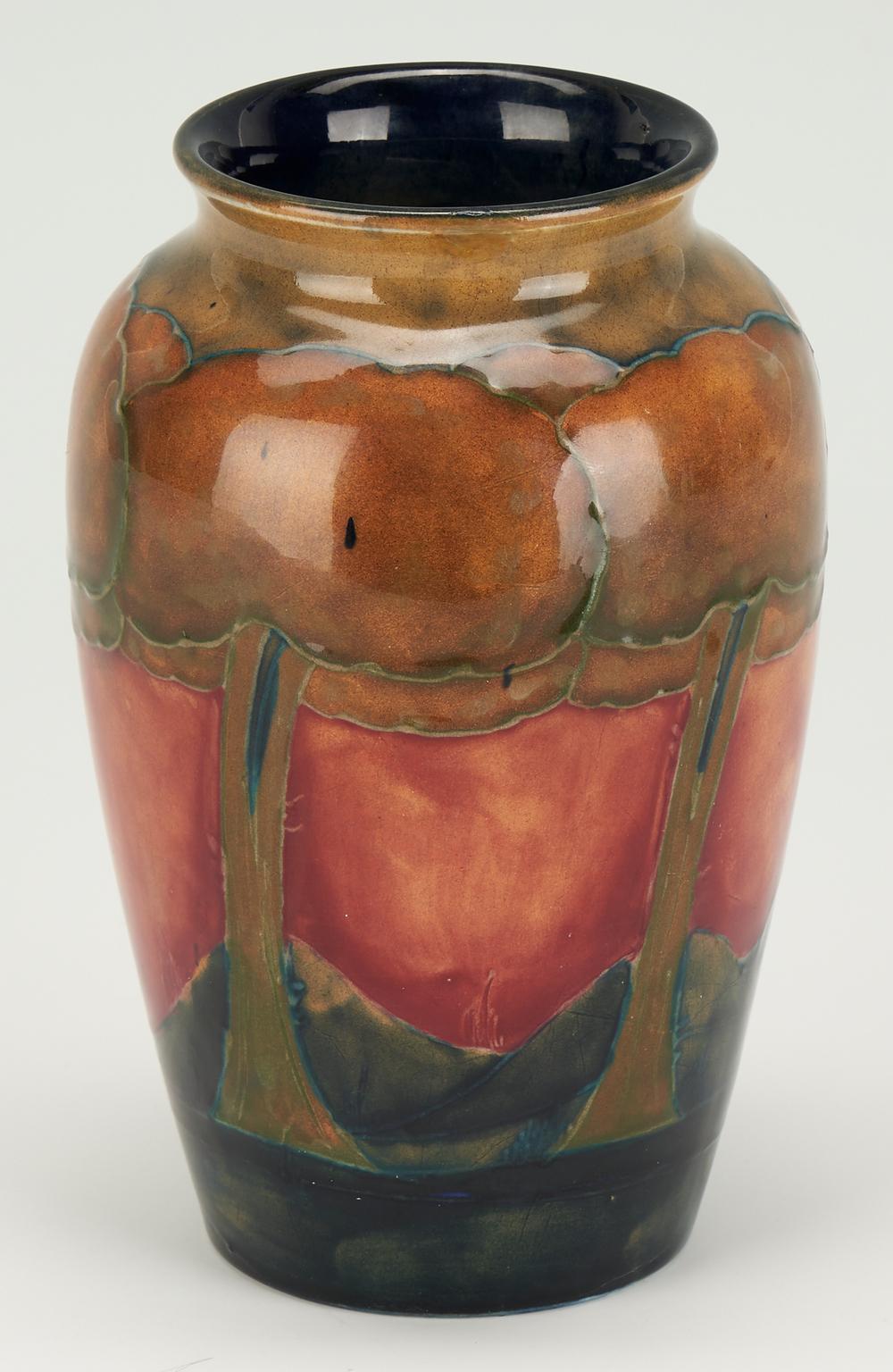 Art Deco MOORCROFT Pottery EVENTIDE pattern vase. Circa 1923. For Sale ...
