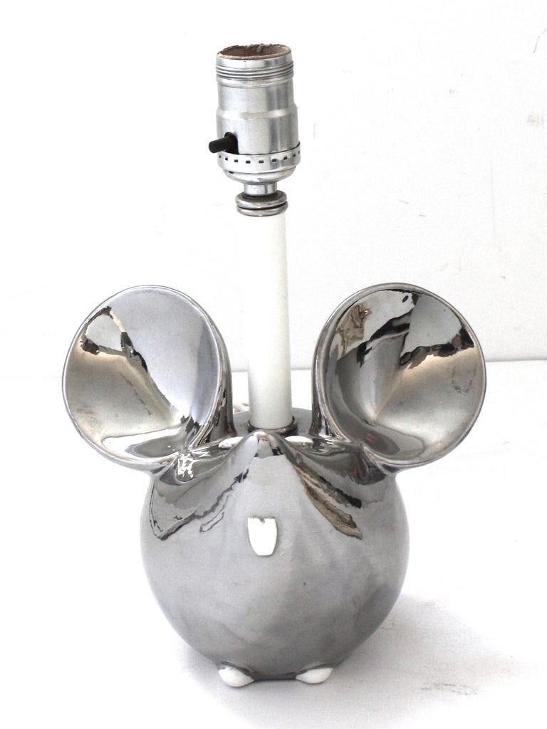 Art Deco Mouse Form Table Lamp For Sale at 1stDibs
