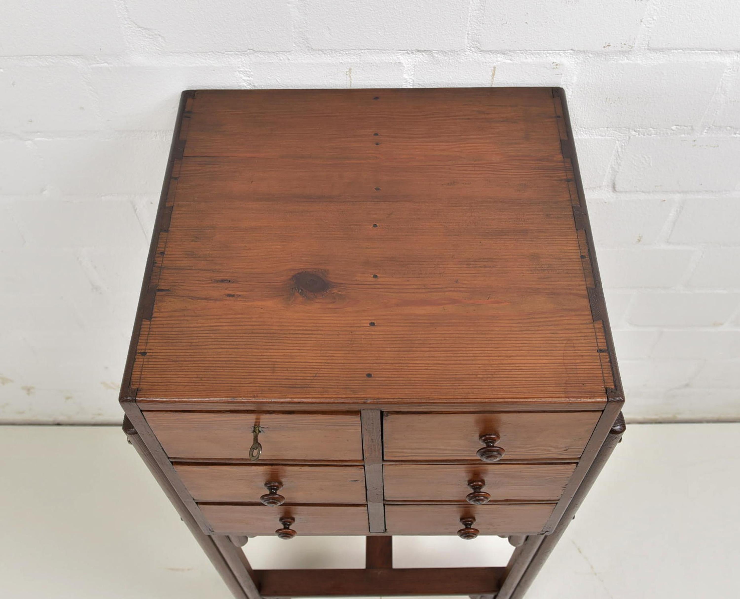 Art Deco Narrow Drawer Cabinet, 1930 For Sale at 1stDibs