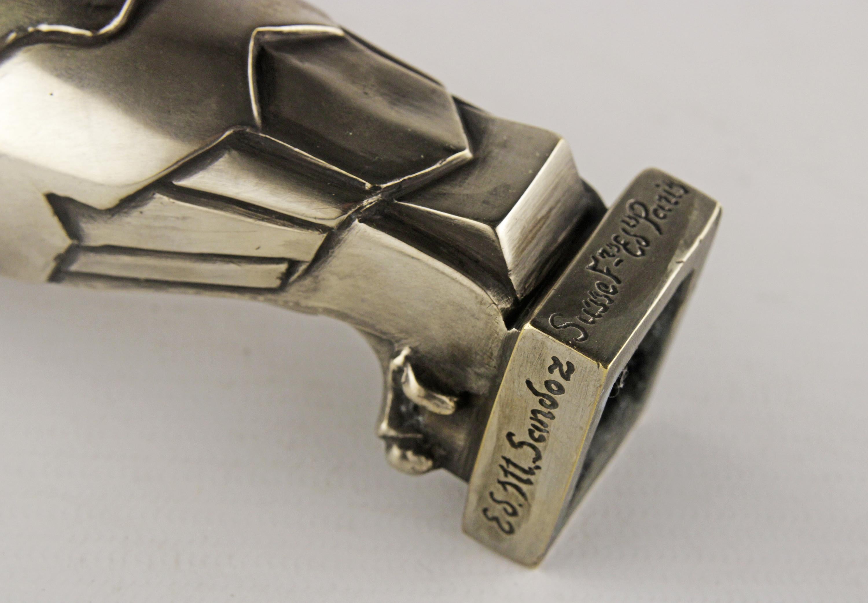 Art Déco French Owl-Shapped Car Mascot by Édouard-Marcel Sandoz for ...