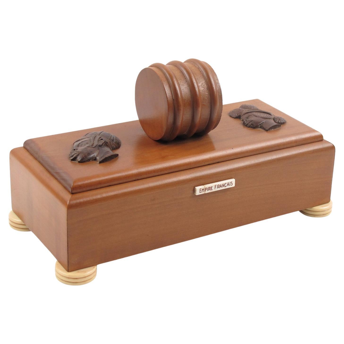 Scandinavian Modern Wood Box For Sale at 1stDibs